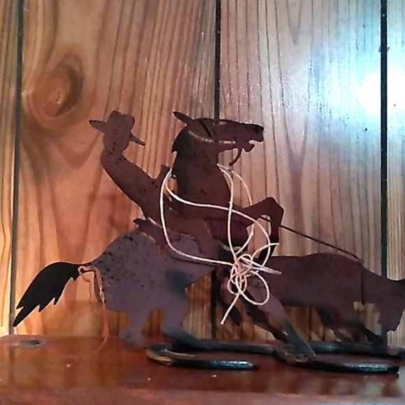 Diamond? | Accents | Cowboy Roping Decor Euc | Poshmark